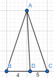 The perimeter of triangle ABC is 29 meters. Line segment AD bisects ...