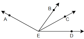Which of the following is not an angle in the figure below? A. angle ...