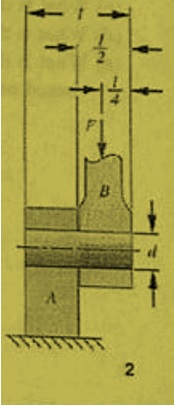 The figure shows a machined pivot pin of SAE 1020 cold-rolled steel ...