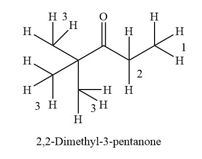 The 'H NMR spectrum of a compound with formula C7H14O gives three ...