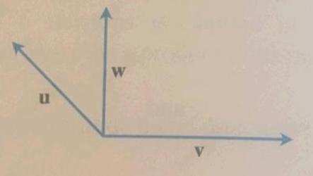 Find: Geometric Representations copy vectors u,v and w head needed to ...