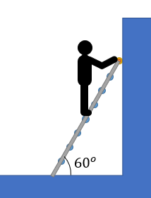 An 8 ft long ladder has seven rungs. The rungs are spaced 1 ft apart ...