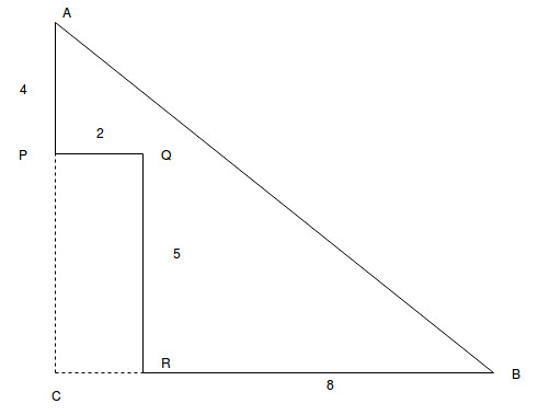 What is the area of the shape shown in the figure? | Homework.Study.com