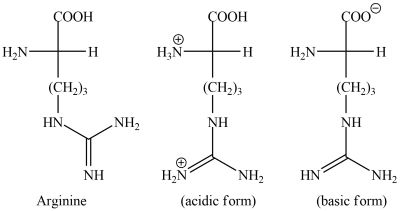 For all ionizable amino acid sidechains, draw the relevant portion of ...