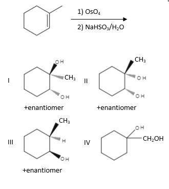 Identify the expected major organic product generated from the reaction ...