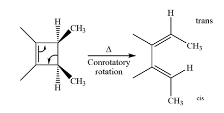 What product is formed when the following compound undergoes thermal ...