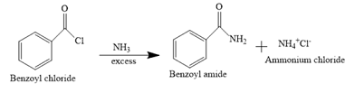 Draw the products formed when benzoyl chloride (C_6H_5COCl) is treated ...
