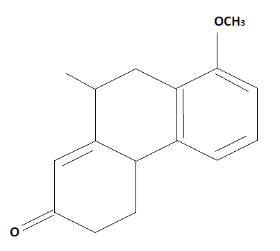 The compound shown below is the product of a Robinson annulation. What ...