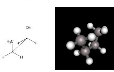 Specify the types of strain that destabilize the conformer shown below ...