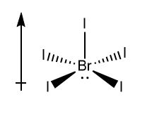 Which choice best describes the polarity of BrI5? a. The molecule is ...
