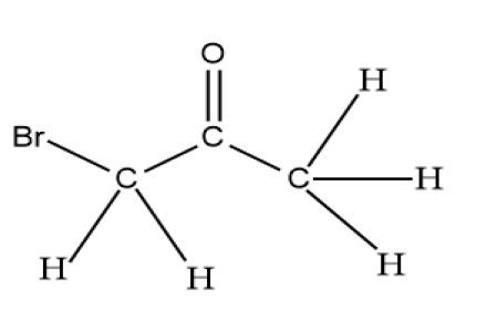 Write the structural formula of bromopropanone. | Homework.Study.com