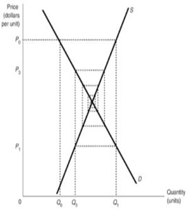 1) Use the cobweb model(below) to explain the feast and famine cycle of ...