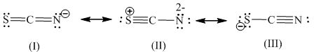 Based on formal charges, list three major resonance structures for the ...
