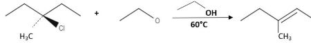 Write a complete mechanism for the following elimination reaction ...