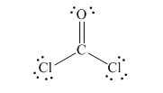 Draw the Lewis structure for COCl_2, including lone pairs. What is the ...