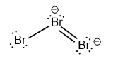 Draw the diagram and write the geometry for Br_3^{2-}. | Homework.Study.com