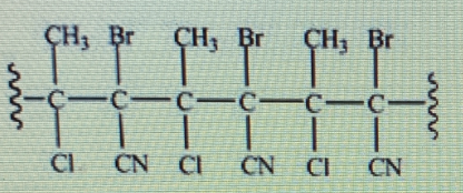 What monomer is used to form the polymer below? | Homework.Study.com