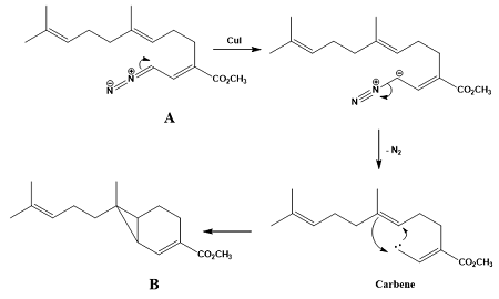 Although diazomethane (CH2N2) is often not a useful reagent for ...