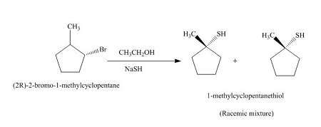 What is the product of the reaction (2R)-2-bromo-1-methylcyclopentane ...