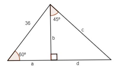 Find the exact length of each side labeled with a variable in the ...