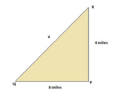 Lighthouse B is 8 miles west of lighthouse A. A boat leaves A and sails ...
