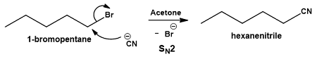 Consider the following SN2 reaction. Draw a mechanism using curved ...