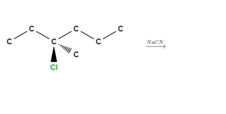Consider the following reaction: image a. Label the mechanism as S_{N}1 ...