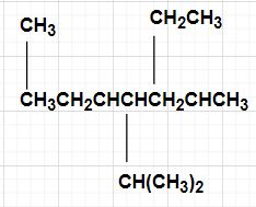 Write a line-angle formula. CH3CH2CHCHCH2CHCH3CH(CH3)2CH3 | Homework ...