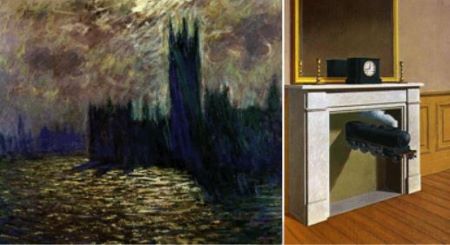 The two paintings above were made within 40 years of each other, but ...