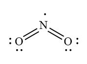 How many electron groups are in the following: NO_2. | Homework.Study.com