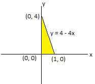 calculate double integral 4xy+e^z dS where S is the triangle | Homework ...