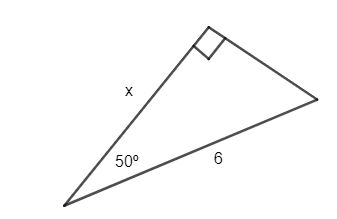 Calculate x in the following triangle. | Homework.Study.com