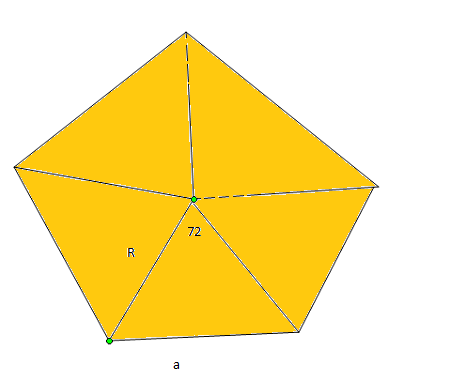 A regular pentagon is rotated about its centre. What degree of rotation ...