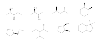 Identify all chiral centers in each molecule below. Determine whether ...