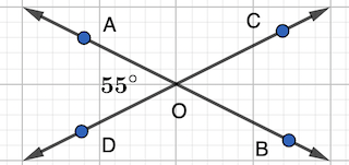 What is the relationship between angle AOD and angle COB? Find the ...