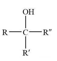 Draw and explain the structure of a tertiary alcohol. | Homework.Study.com