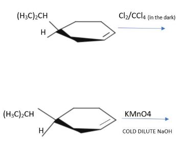 Each one of the following reactions yields isomeric products. i) Draw ...