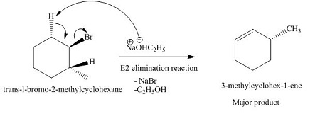 Organic chemistry. Draw the structure of trans-l-bromo-2 ...