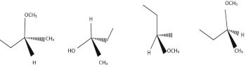 For the following 4 compounds determine the absolute configuration of ...