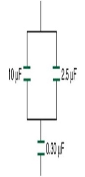 Find the total capacitance of the combination of capacitors in figure ...
