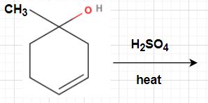 H2so4 Reaction What Is The Major Product Of The Following Reaction?