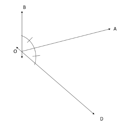 Draw and label the following: An angle with its bisector. | Homework ...