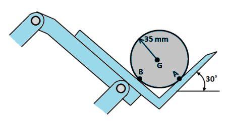 (a) Draw the free-body diagram of the 60 kg paper roll which has a ...