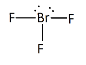Draw the most important Lewis structure for BrF_3 and then answer the ...