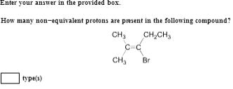 How many non-equivalent protons[{Image src='capture86025019114190079242 ...