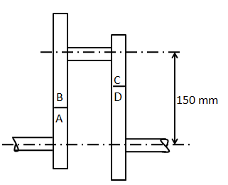 In the reverted gear train shown in figure gears, ''A'' and ''B'' have ...