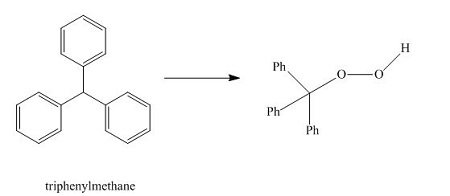 Readily undergoes autooxidation to produce hydroperoxide. (a) Draw the ...