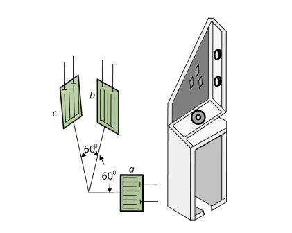 Determine : (a) Principal strains. (b) Maximum in-plane shear strain ...