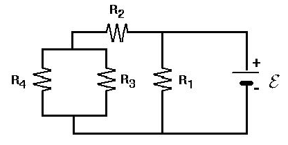 Consider the circuit is shown in the diagram below, for R_{1} = 3 ...