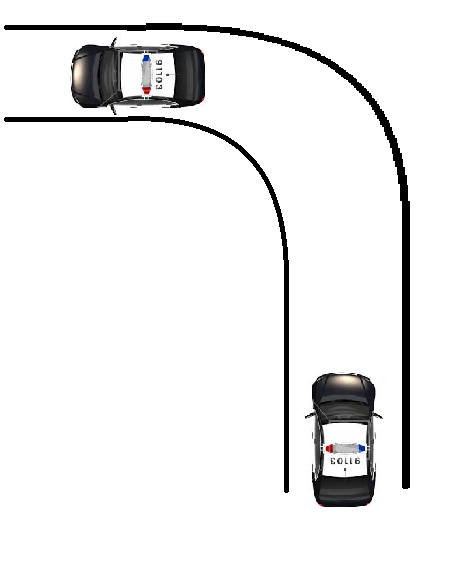 If a car is moving at 90km/h and it rounds a corner, also at 90km/h ...